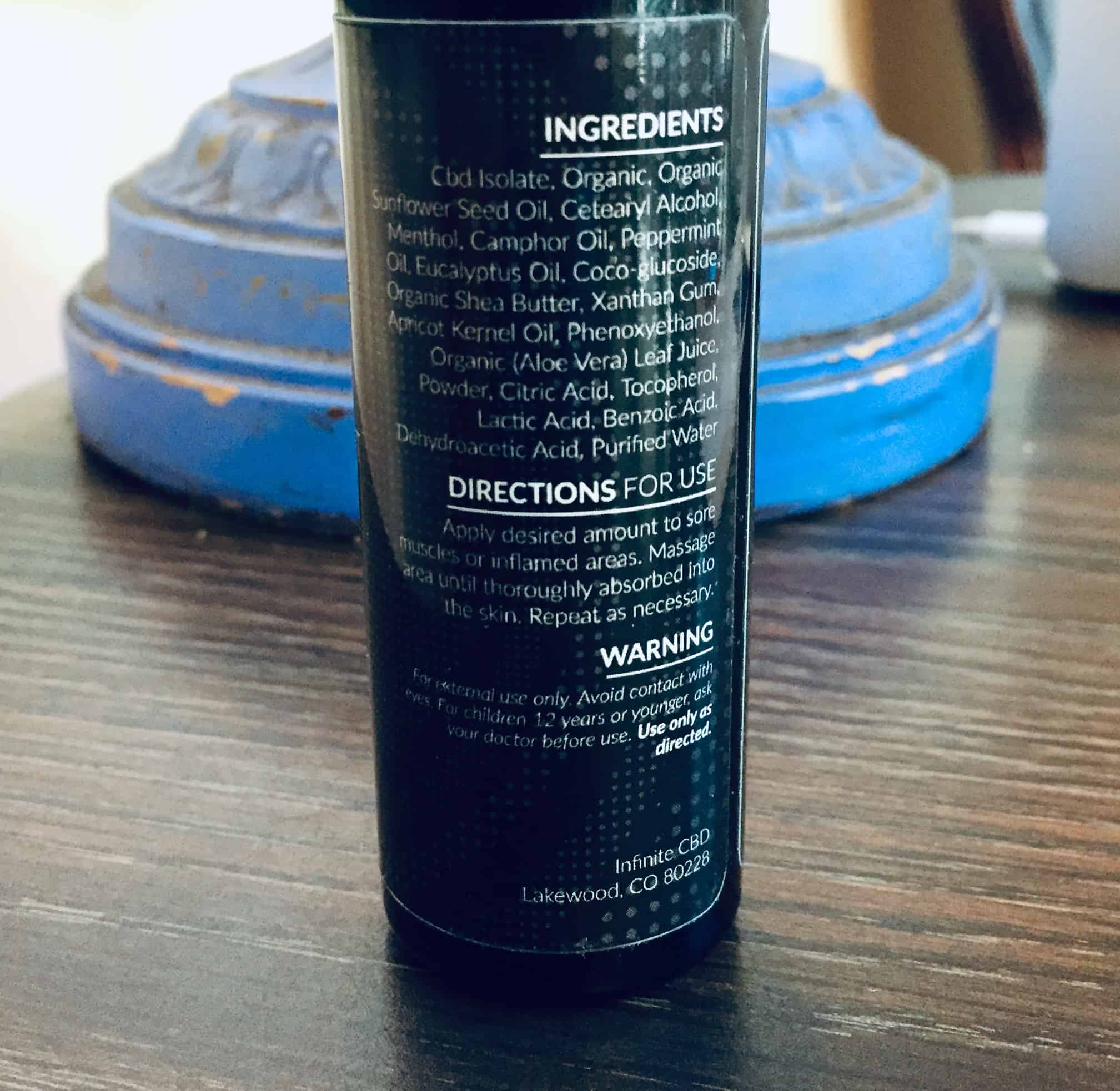 CBD Review: InfiniteCBD Nano Freezing Point Topical Cream