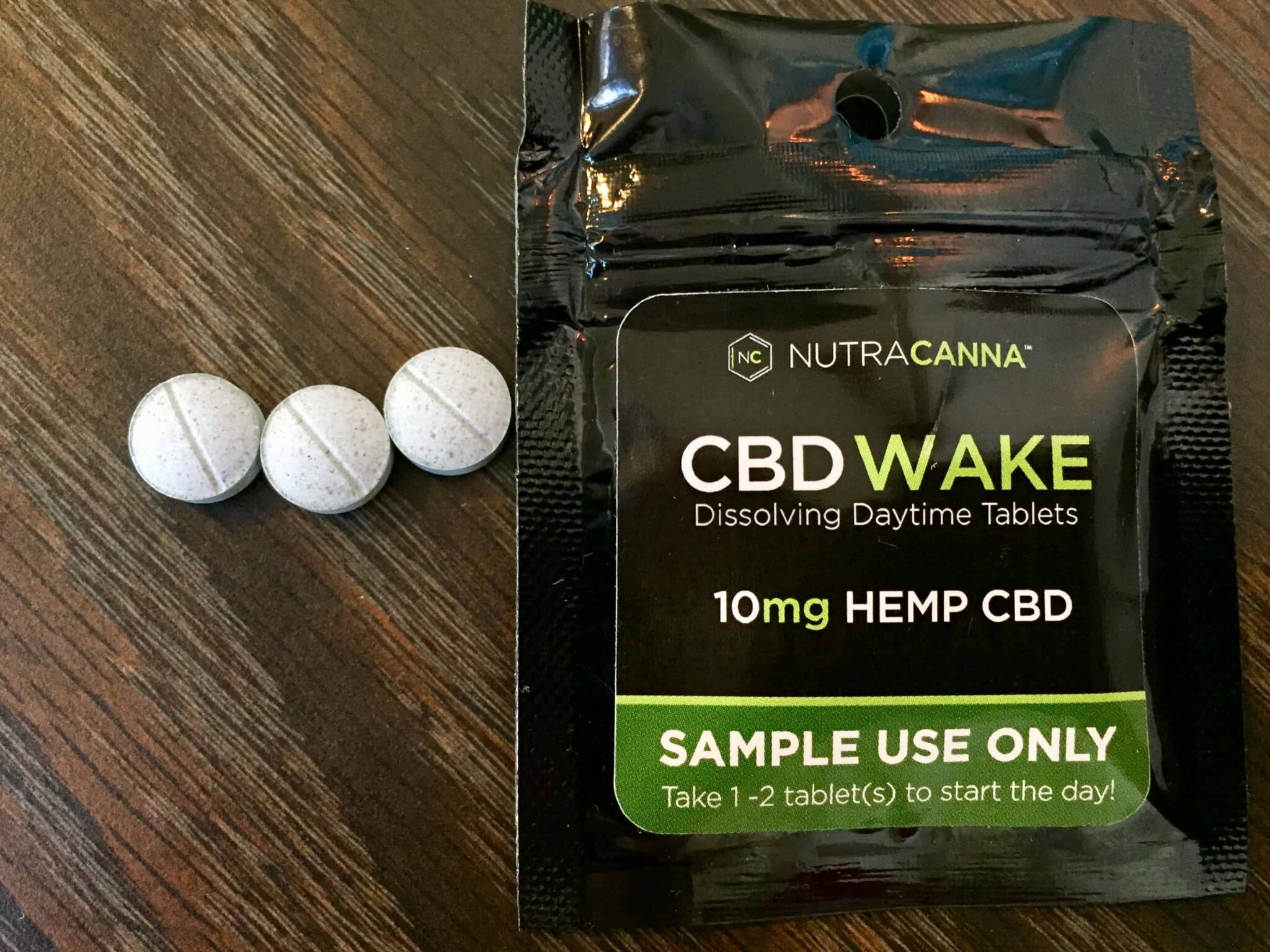 The NutraCanna Review: CBD Wake Dissolving Daytime Tablets
