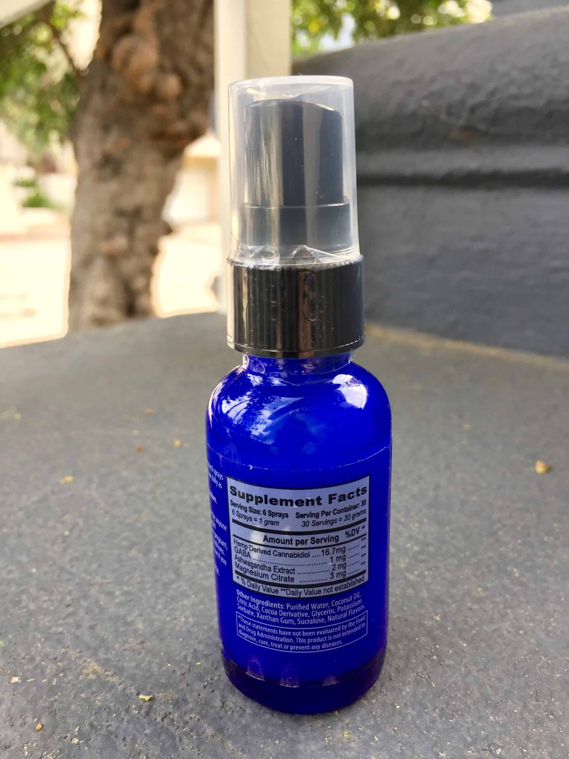 CBD Review: ALL NATURAL WAY ANTI-STRESS CBD SPRAY