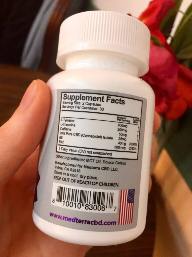 CBD Review: Medterra – Good Morning Capsules - SOC