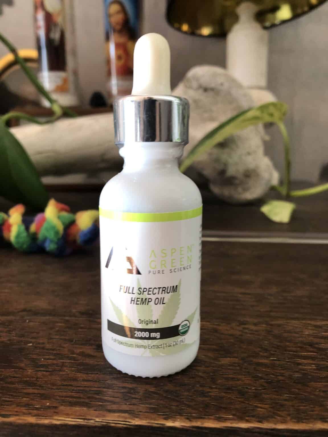 CBD Review: Aspen Green Full Spectrum Hemp Oil 2000 mg - SOC