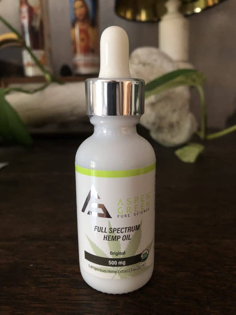 CBD Review: Aspen Green Full Spectrum CBD Oil 500 mg - SOC