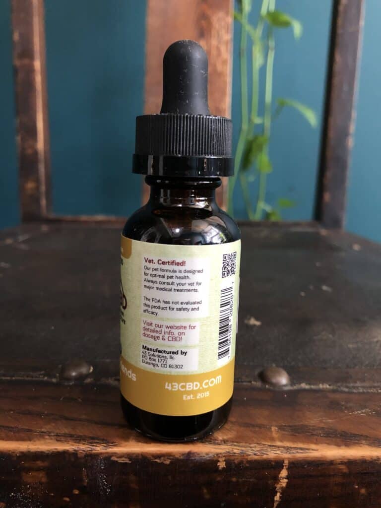 43 CBD Solutions: 500mg Furry Friends Formula Review - SOC