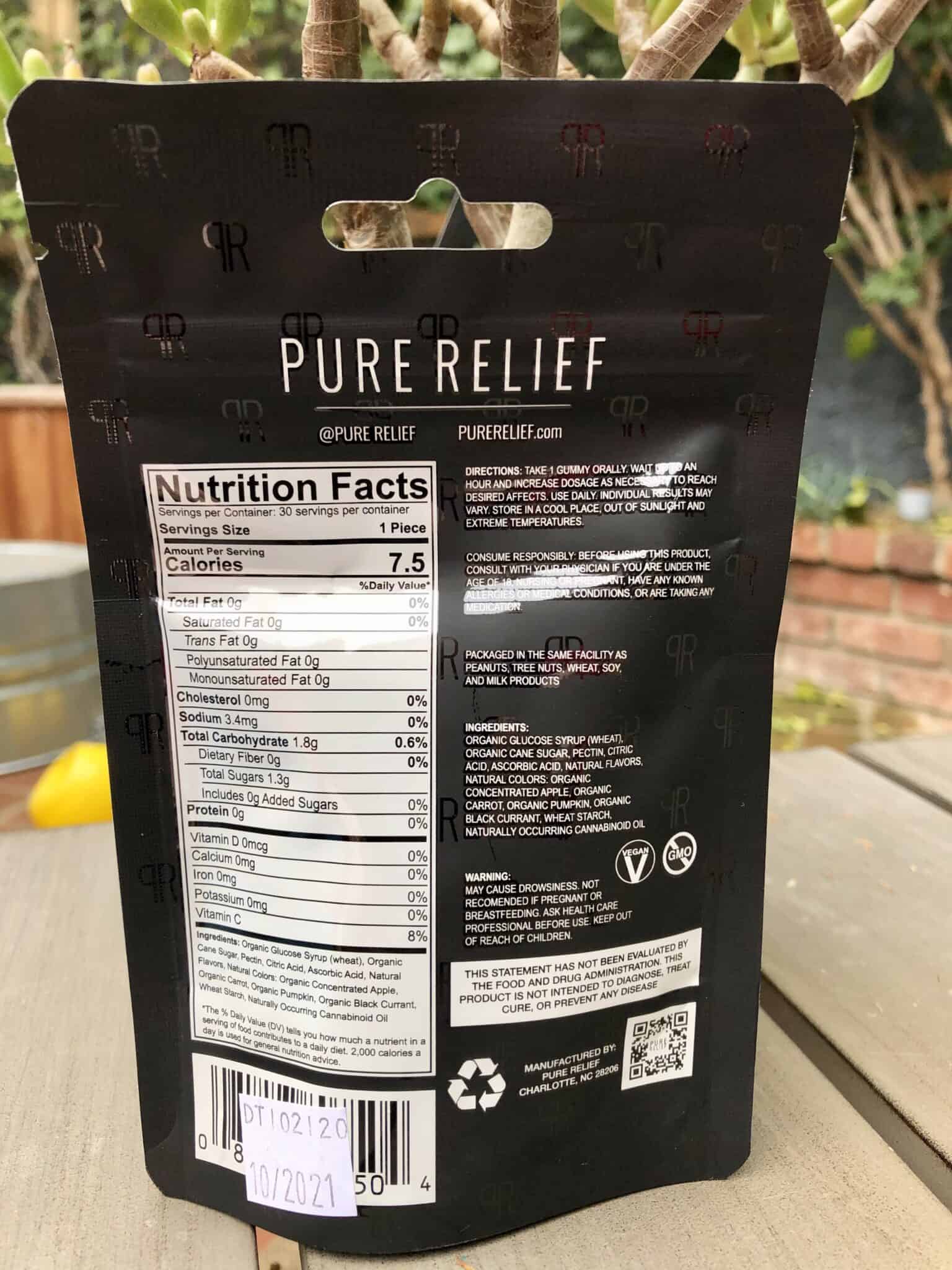 Pure Relief: Daytime CBD Gummies Review (900mg) - SOC