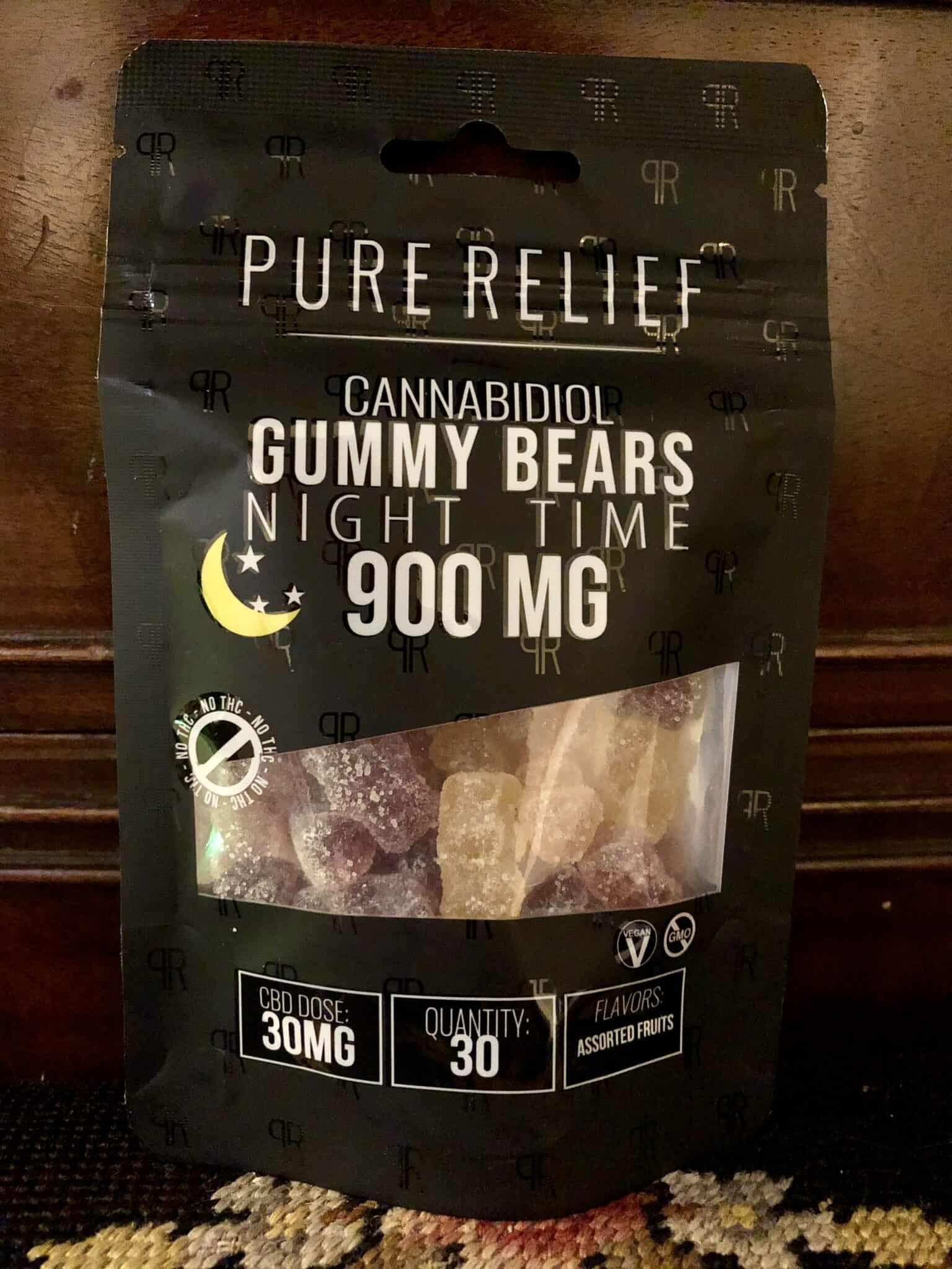 Pure Relief: CBD Night Time 900mg CBD Gummies Review - SOC