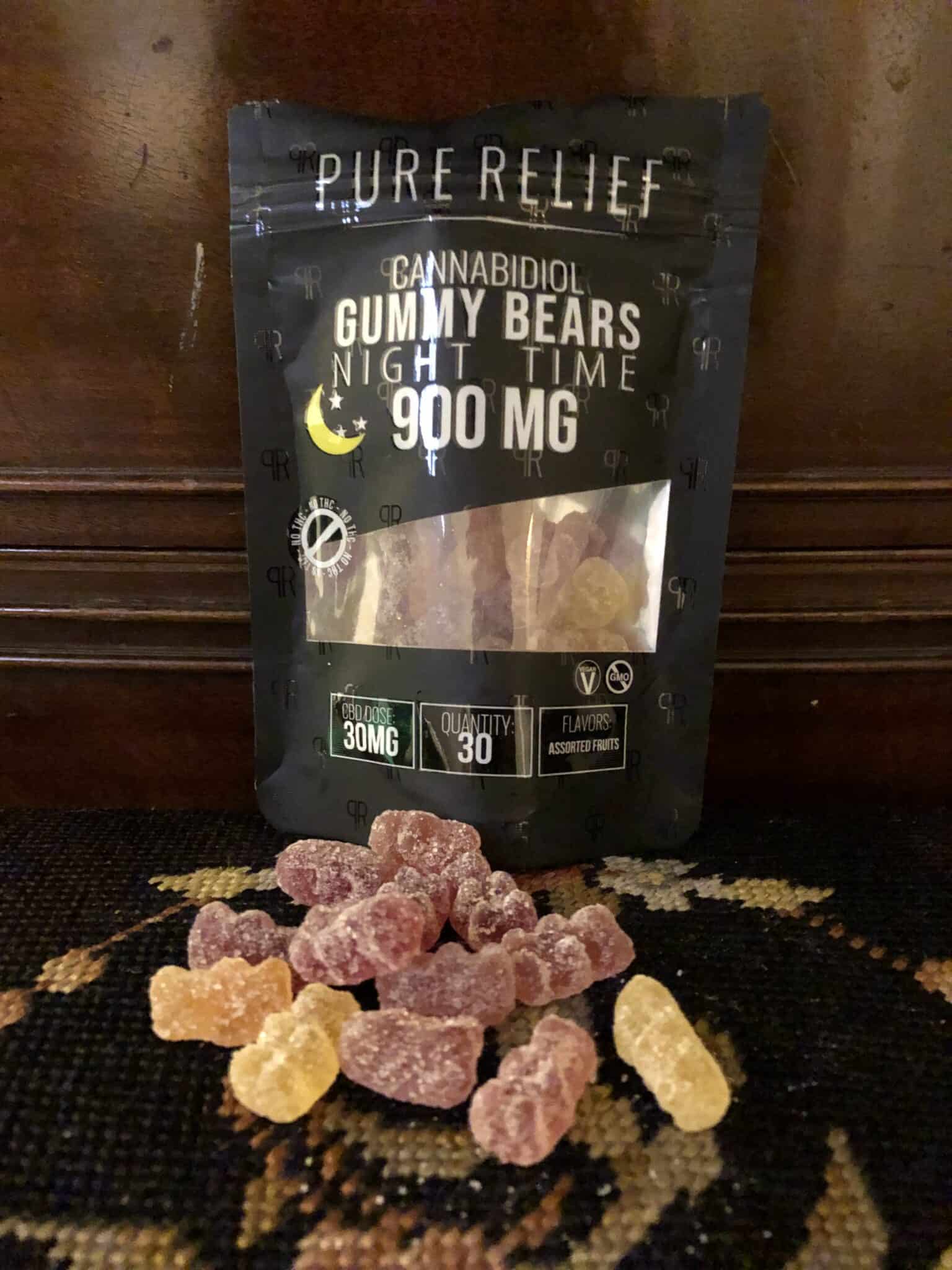 Pure Relief: CBD Night Time 900mg CBD Gummies Review - SOC