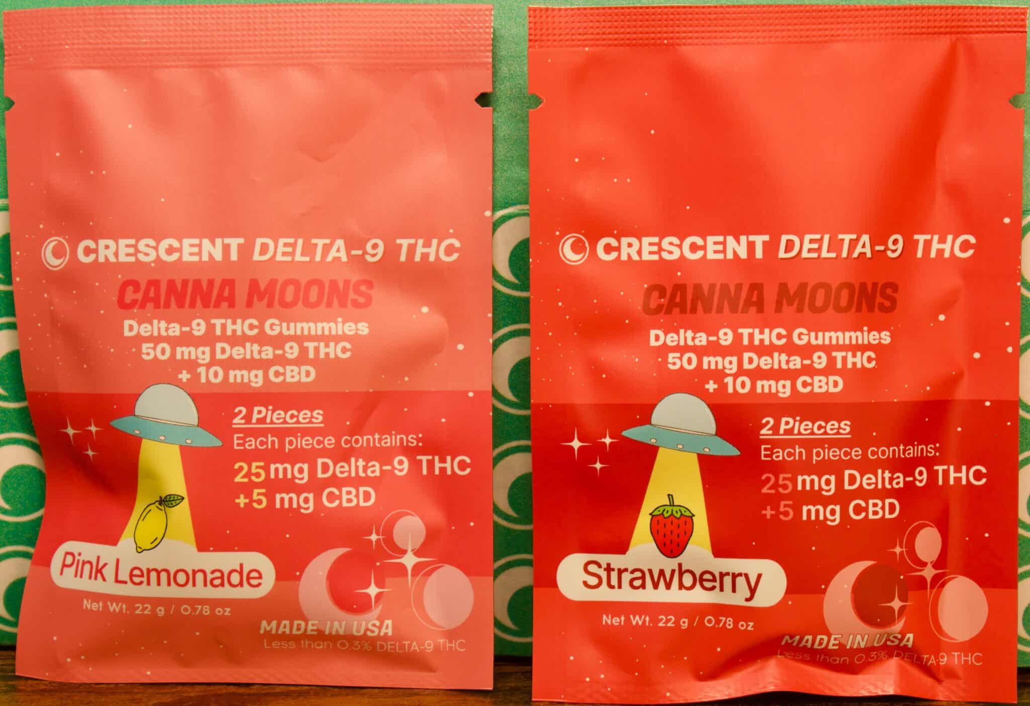 Crescent Canna Review: Canna Moons Delta 9 THC Gummies - SOC